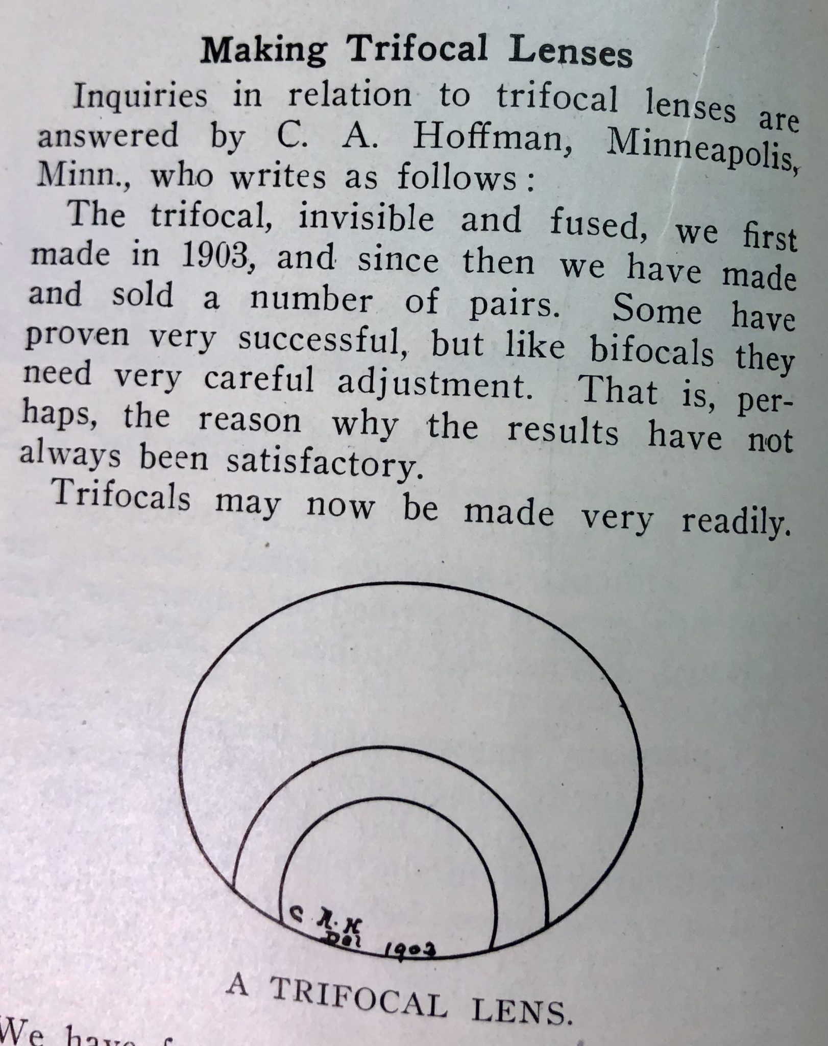 History of Opticians From a 100+ Year Old Book - Optician Now